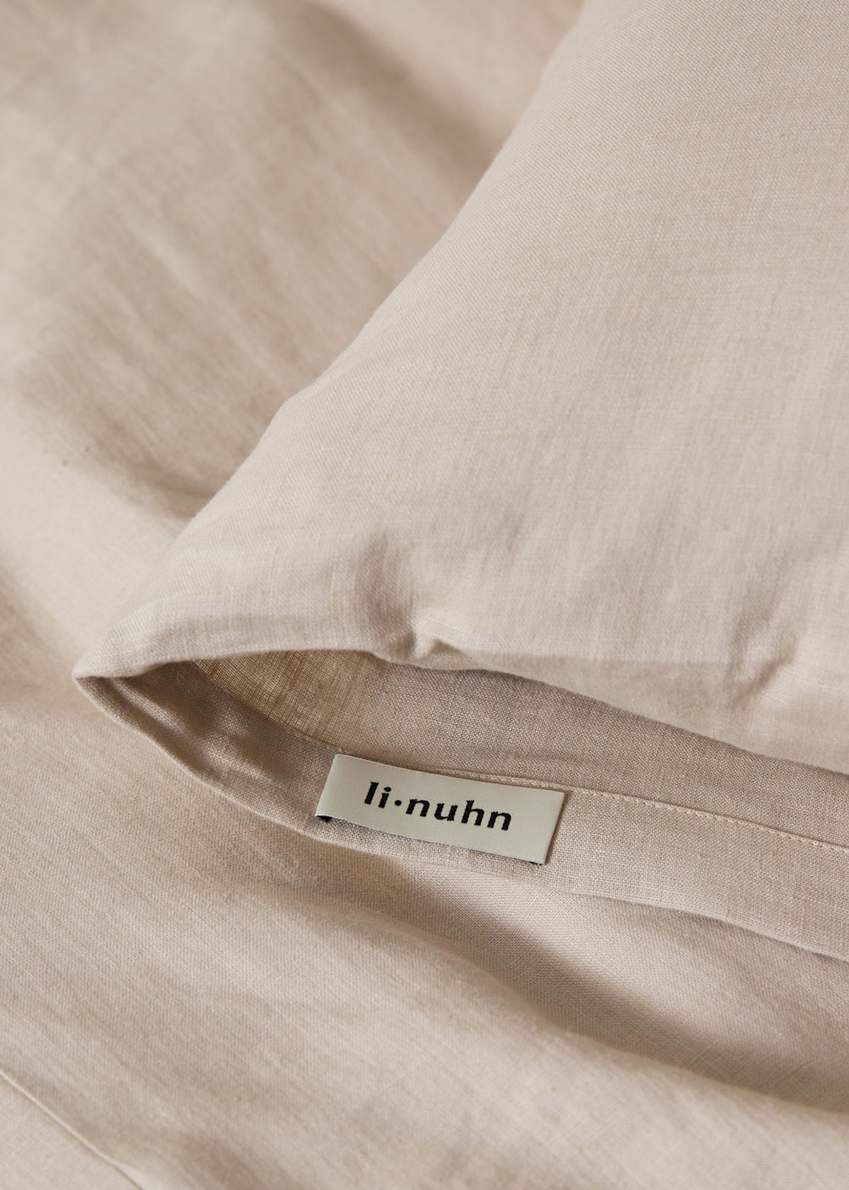 100% Linen Duvet Cover in Sand Dunes