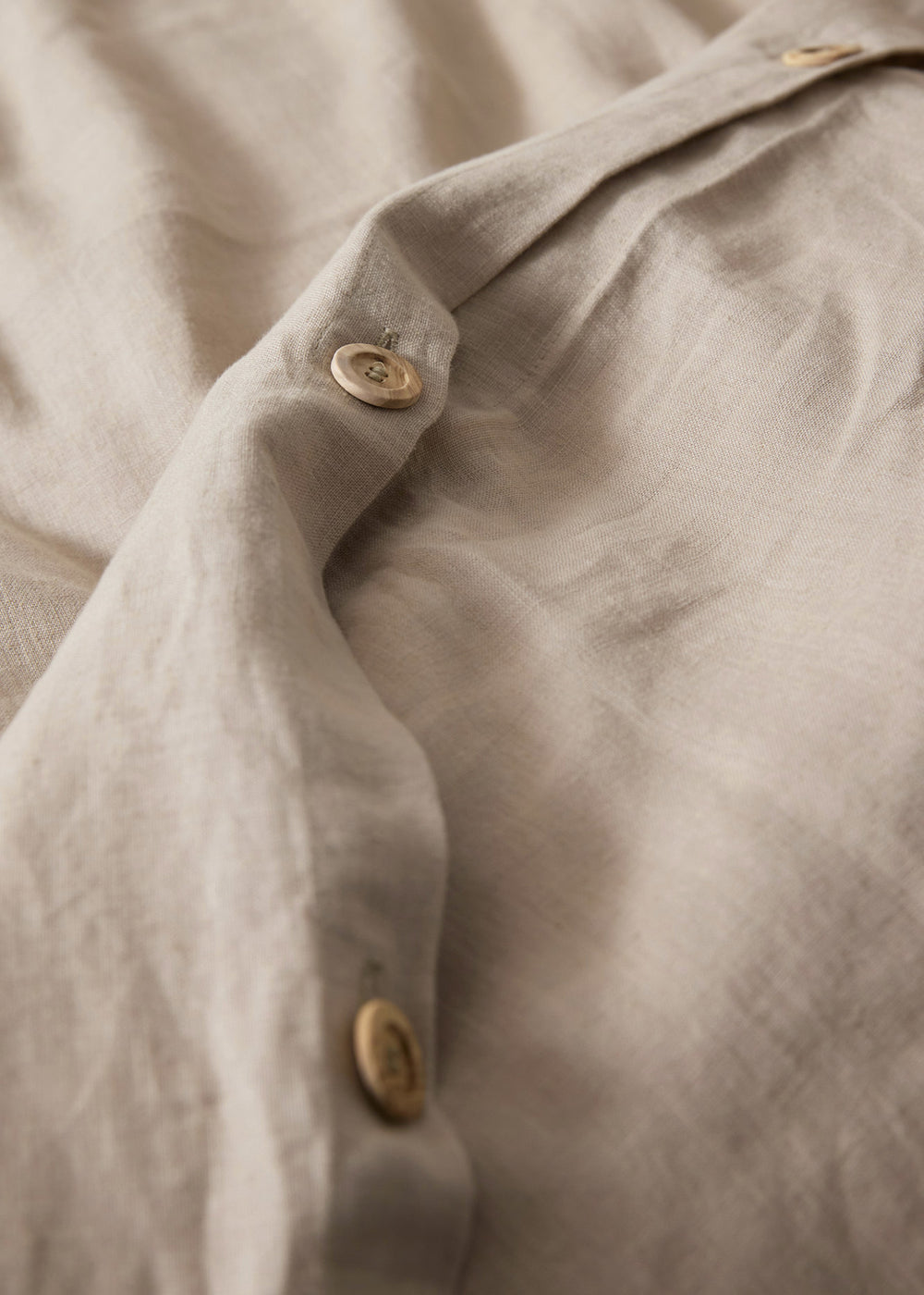 100% Linen Duvet Cover in Sand Dunes